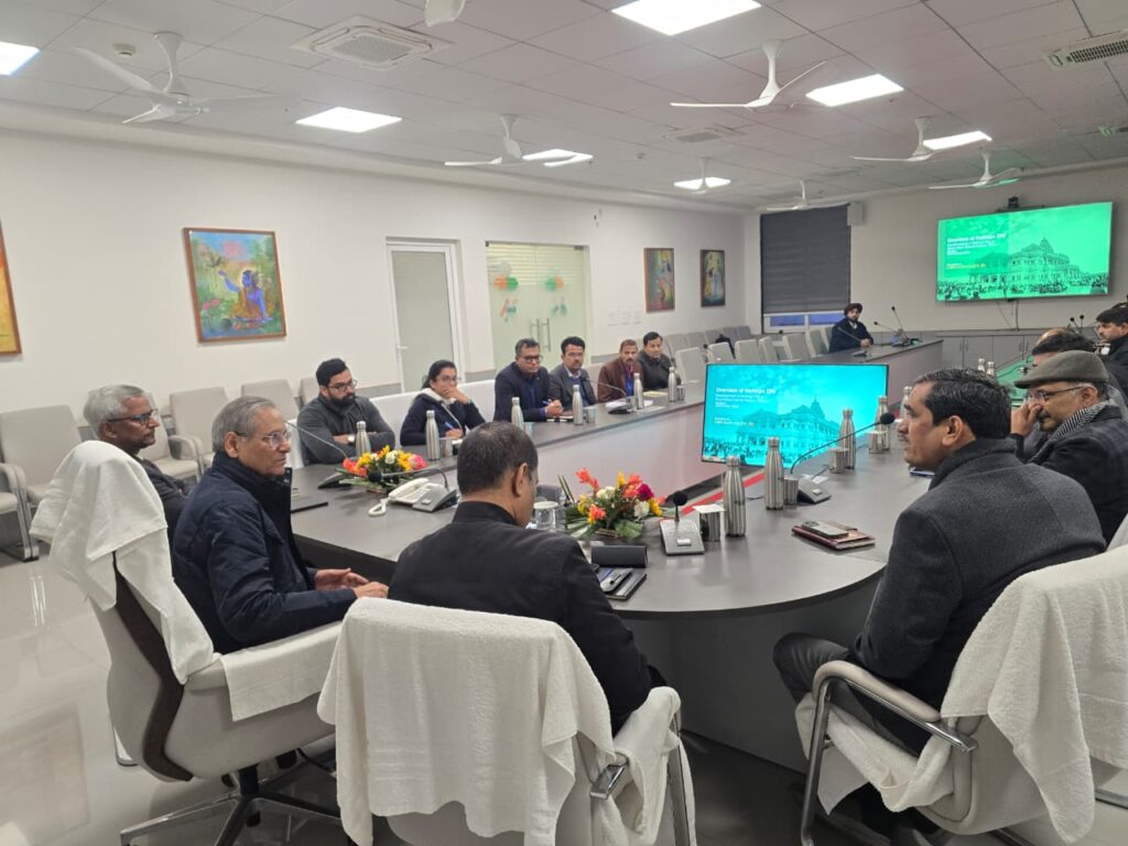 Officials Review Master Plan - 2031 for proposed Heritage City in ...